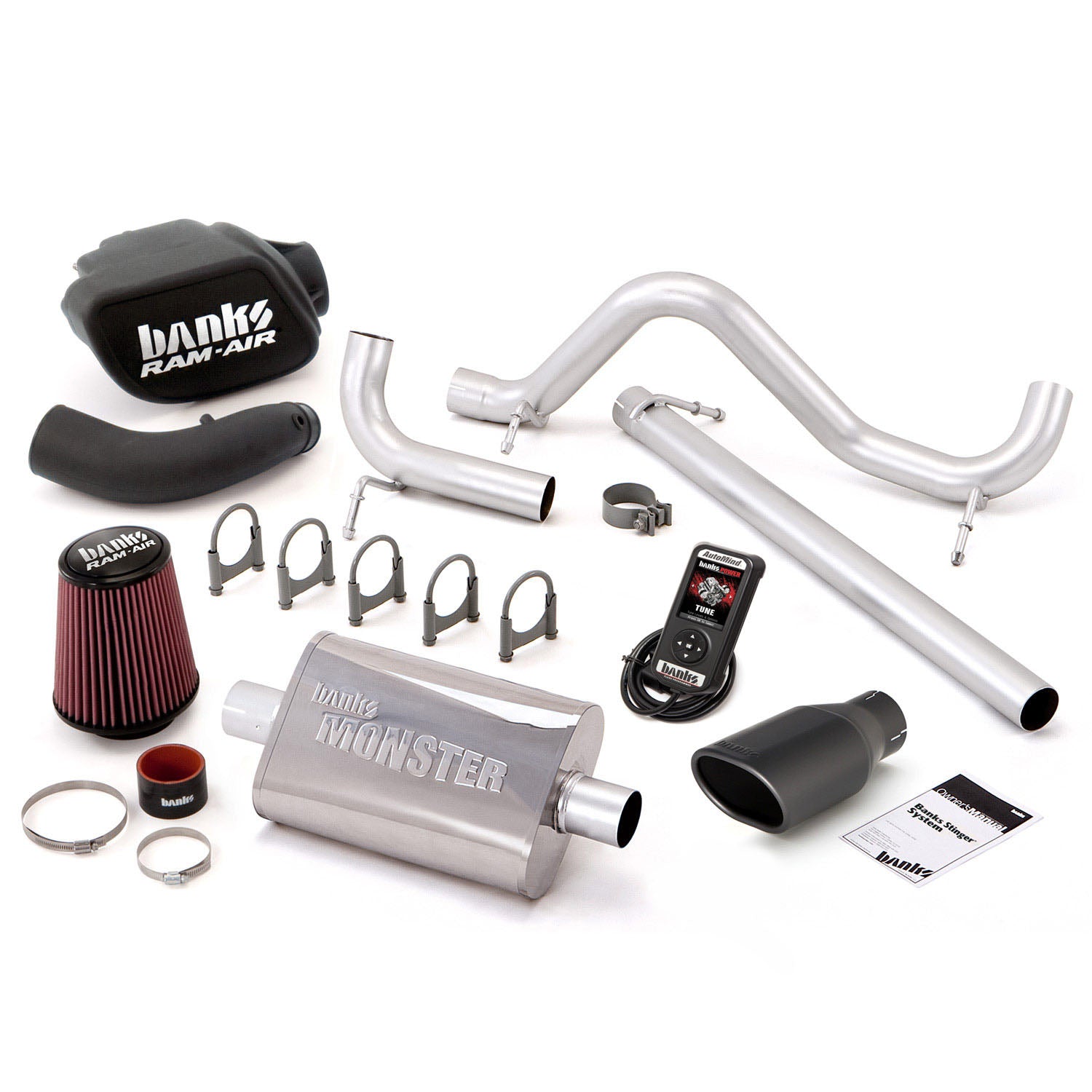 Stinger Bundle Power System W/AutoMind Single Exit Exhaust Black Tip 0 ...